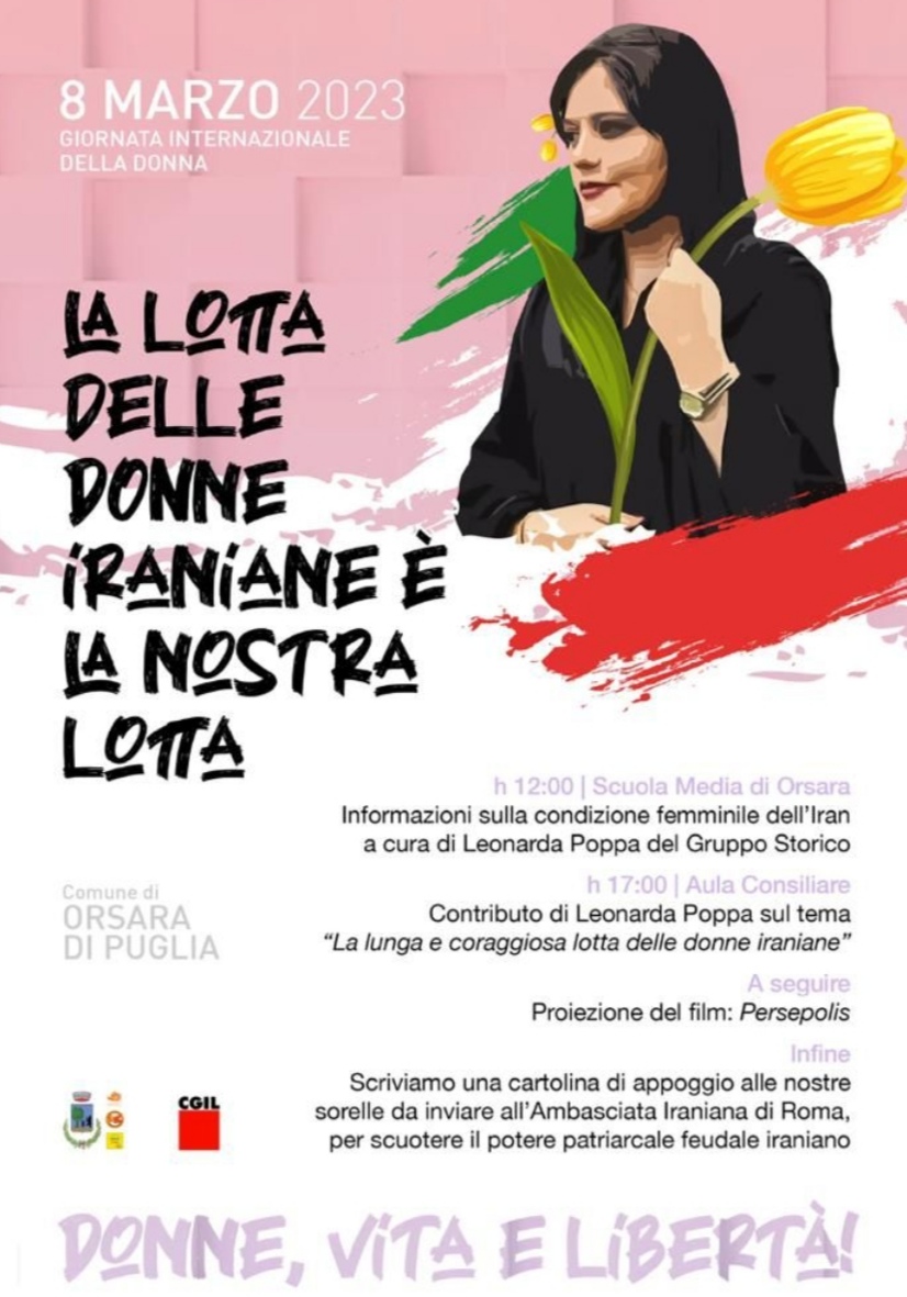 Da Orsara di Puglia cartoline all'ambasciata: libertà per le donne ...