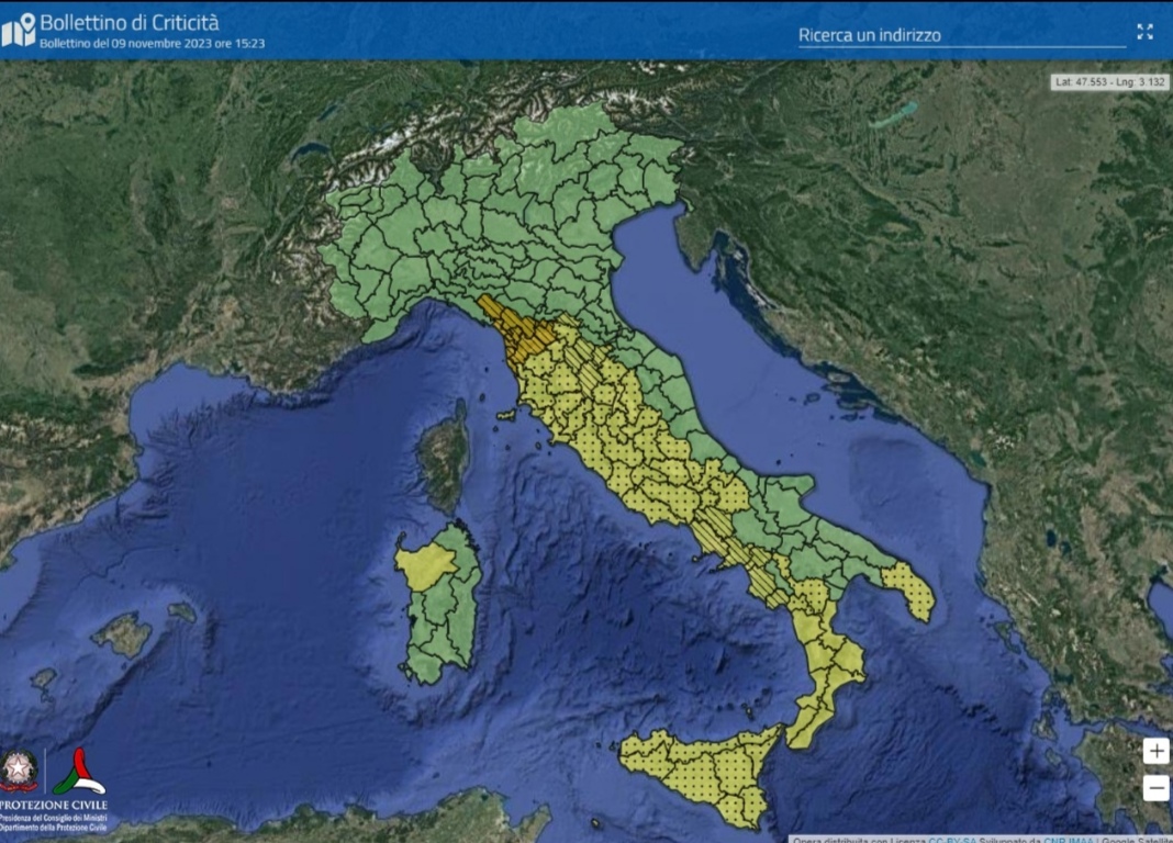 Puglia, maltempo: Salento in allerta gialla per temporali. Italia, parte della Toscana in ...