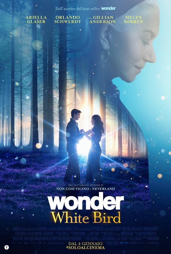 Wonder white bird: da oggi al cinema, fra i protagonisti Helen Mirren ...