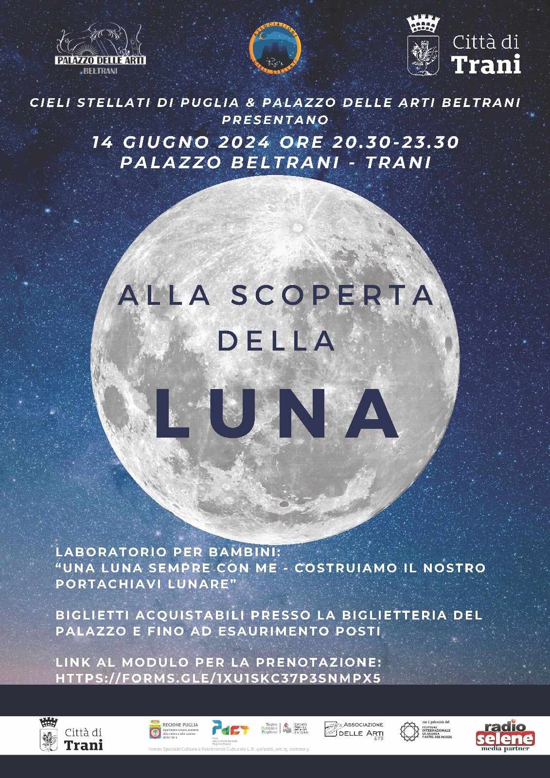 Trani: "Alla scoperta della luna" – Noi Notizie.
