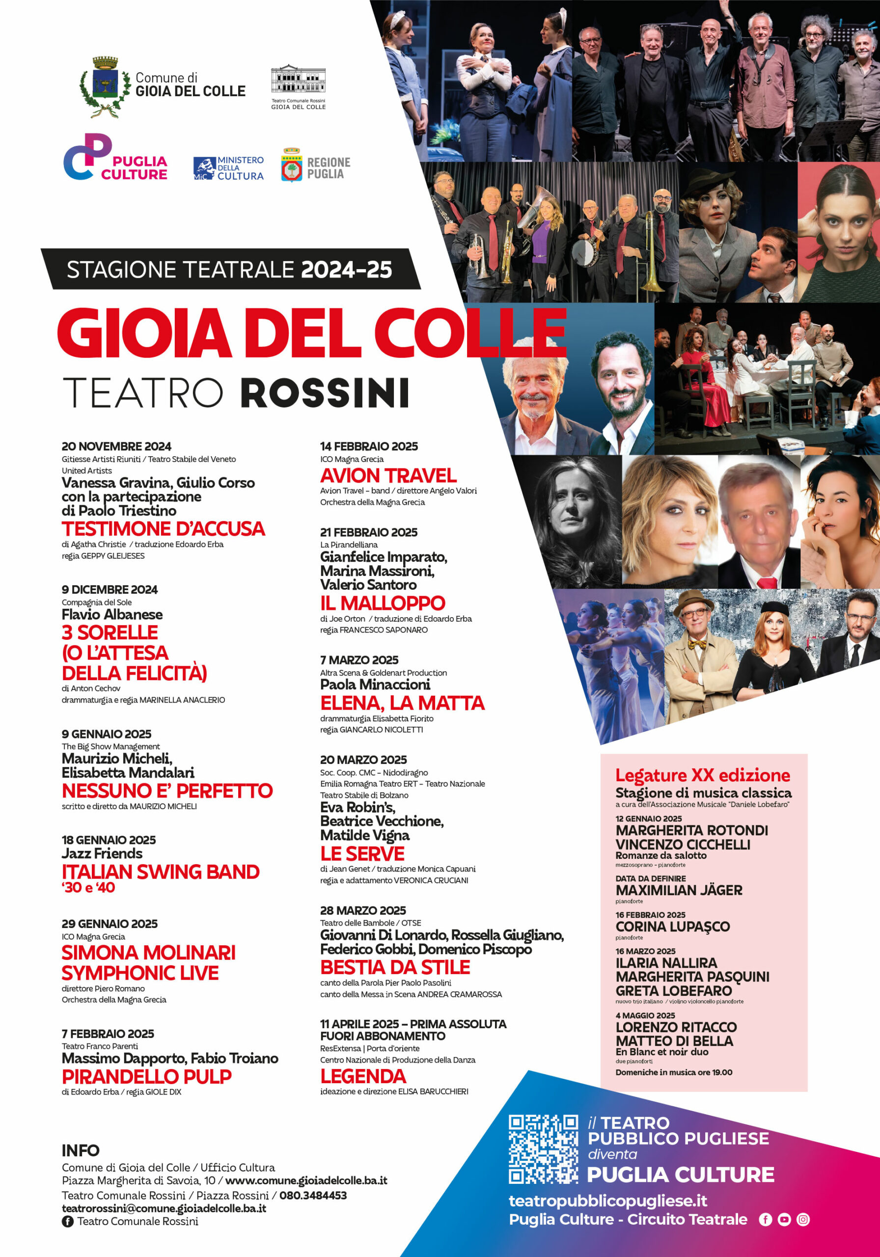 Gioia del Colle: presentata la stagione teatrale del "Rossini" – Noi Notizie.