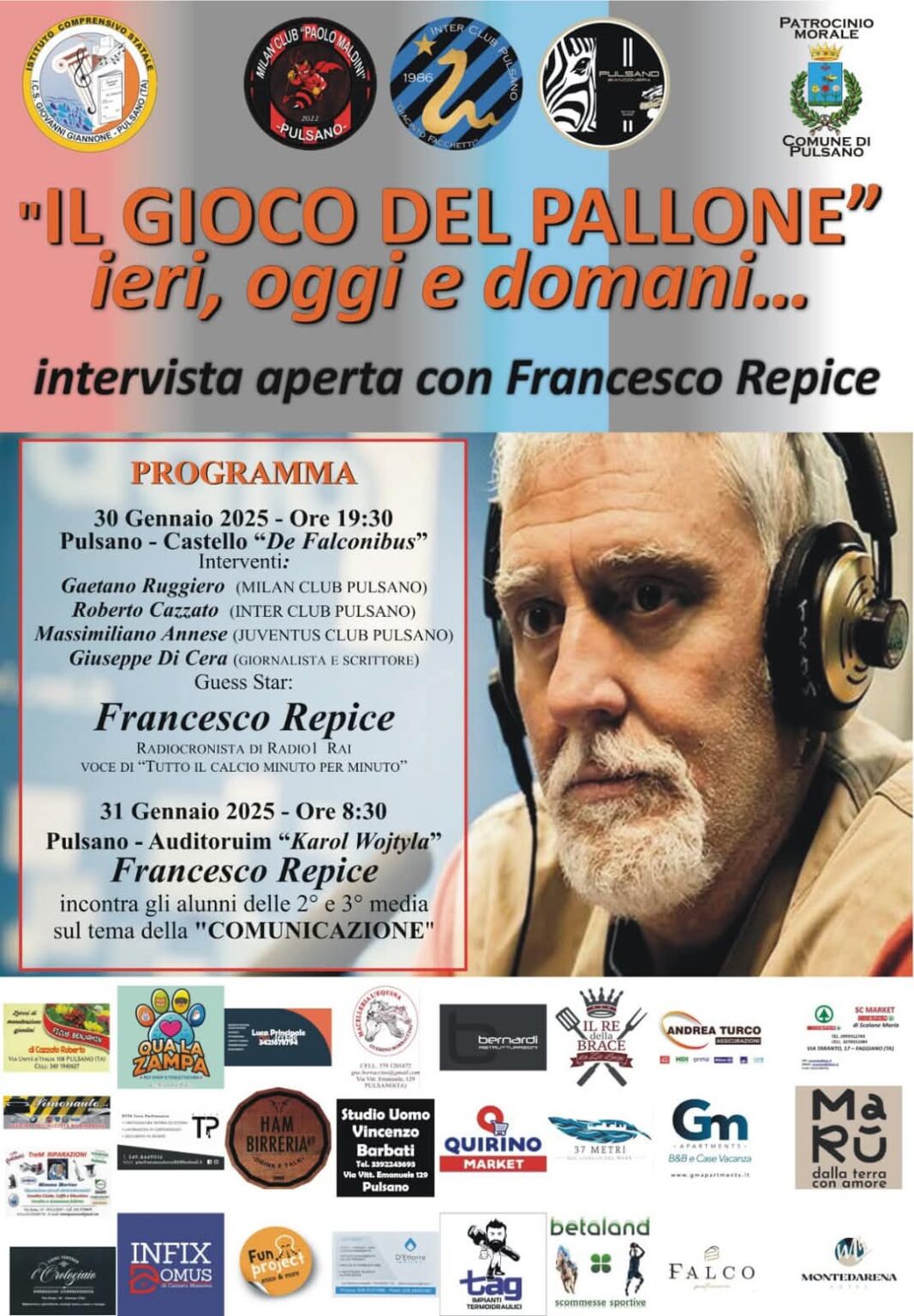 La voce del calcio: Francesco Repice a Pulsano - Noi Notizie.