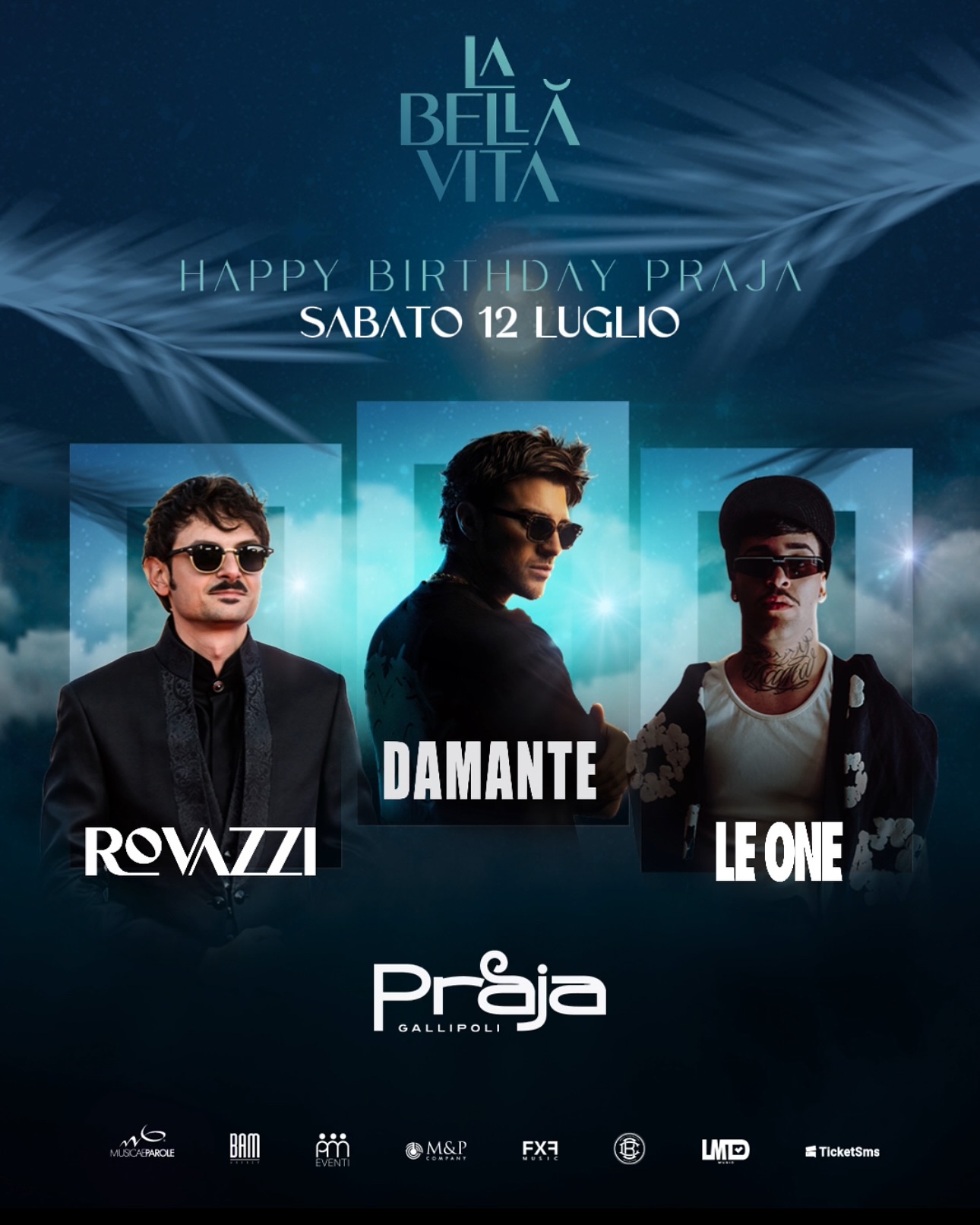 Gallipoli, Praja: protagonisti della musica italiana tra oggi e lunedì ...