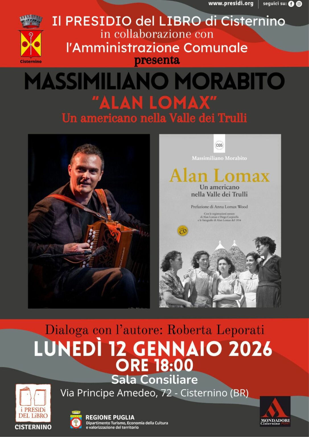 Alan Lomax, un americano nella valle dei trulli: presentazione a ...