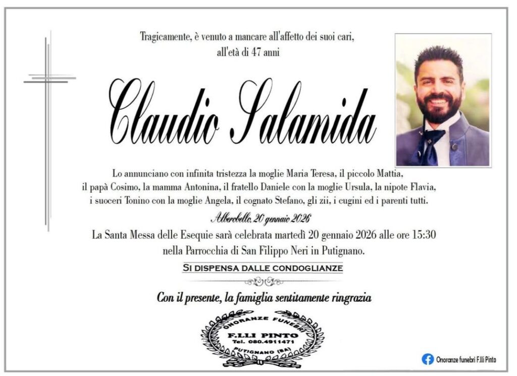 Incidente mortale sul lavoro all'ex Ilva: oggi a Putignano i funerali ...
