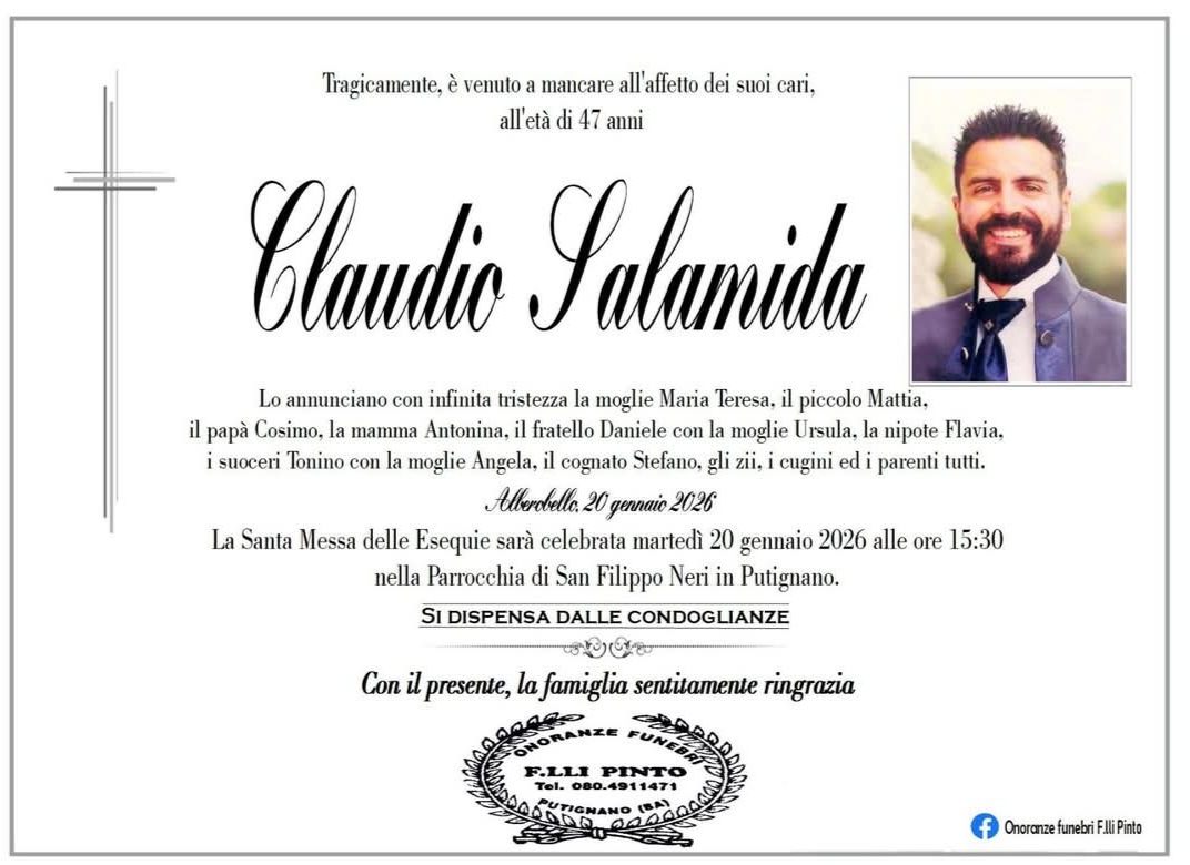 Incidente mortale sul lavoro all'ex Ilva: oggi a Putignano i funerali ...