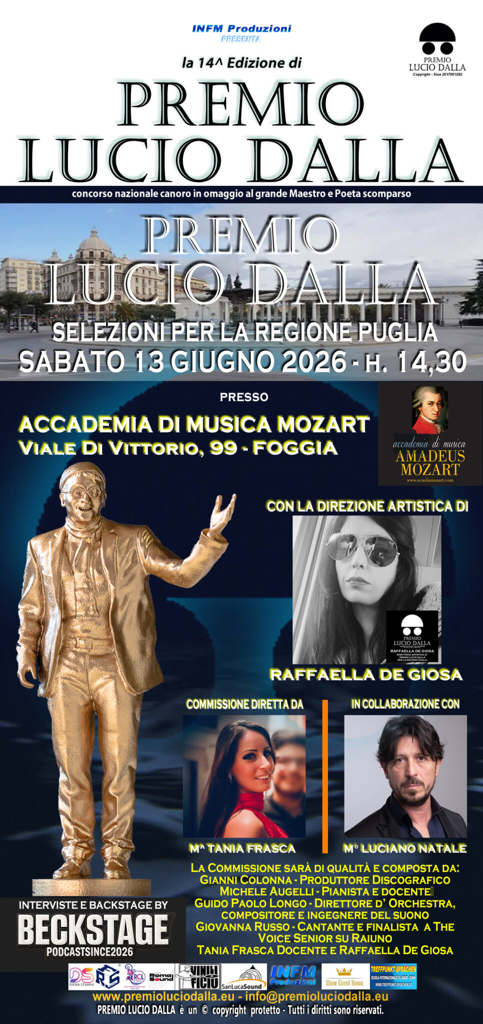 Raffaella Degiosa direttrice artistica del premio Lucio Dalla per la ...